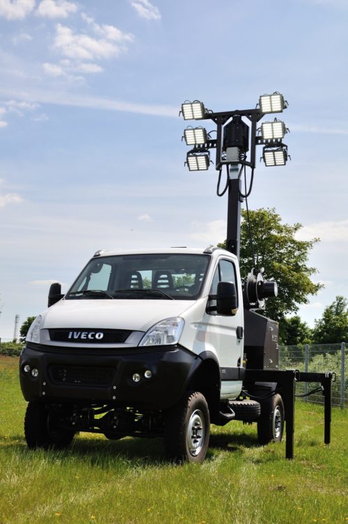 Hybrid Lichtmasten, Mobile Lichtmasten, Stationäre Lichtmasten - WTP